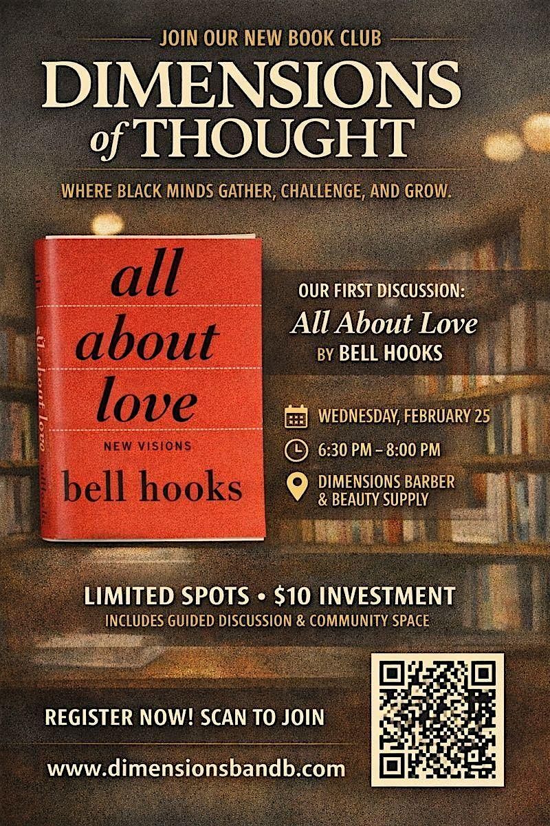Dimensions of Thought Book CLub : All About Love - bell hooks ...