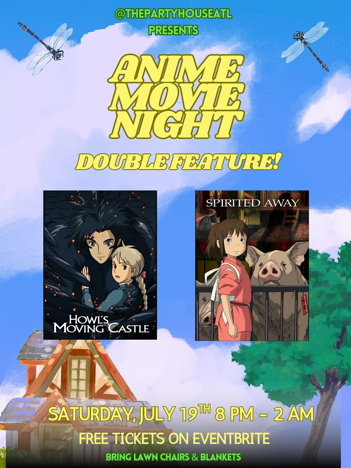 ANIME MOVIE NIGHT ATL, The Party House ATL, Atlanta, 19 July to 20 July