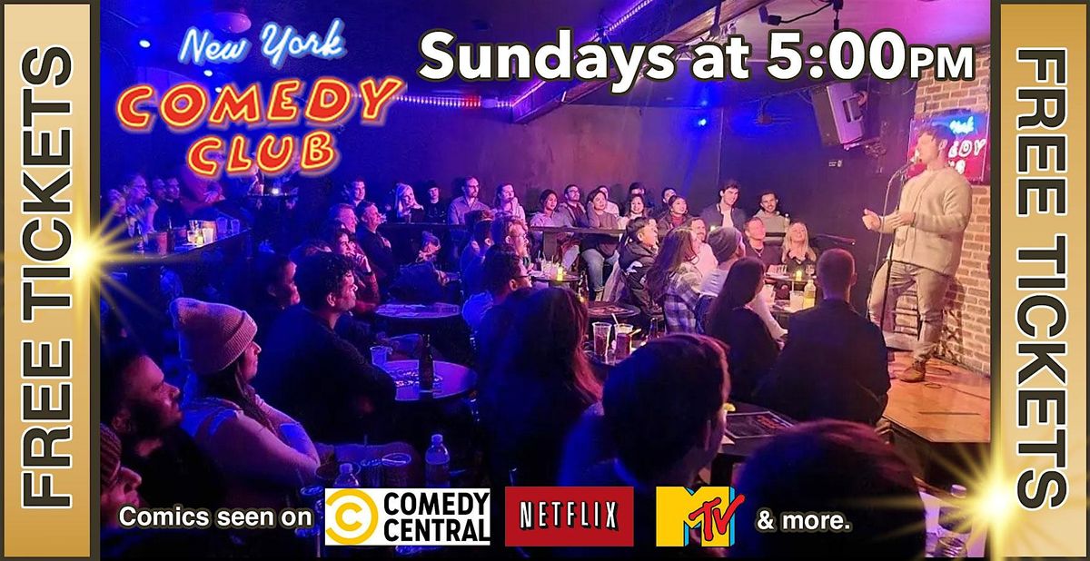 Free Comedy Show Tickets! Standup Comedy at New York Comedy Club, New ...