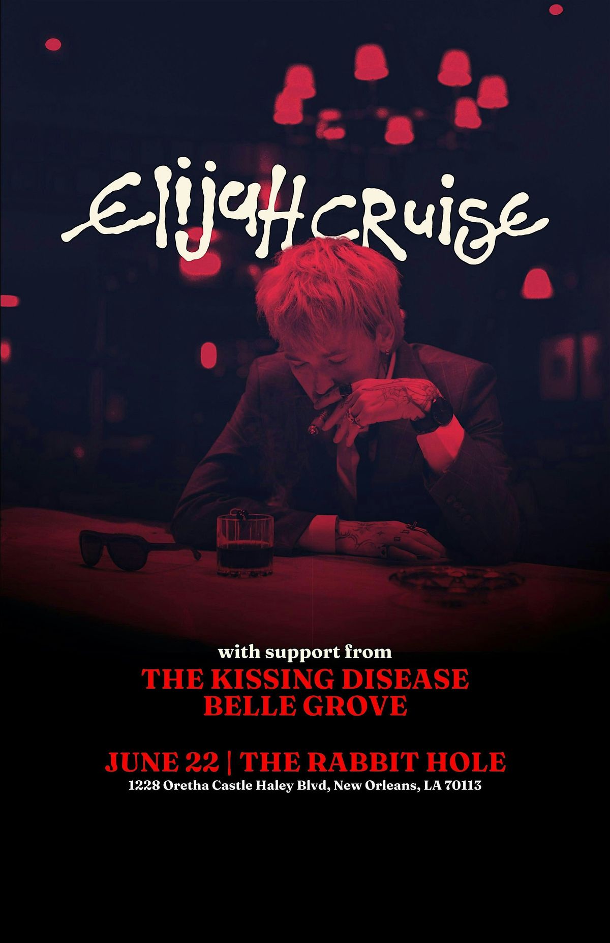 Elijah Cruise with The Kissing Disease & Belle Grove, The Rabbit Hole ...