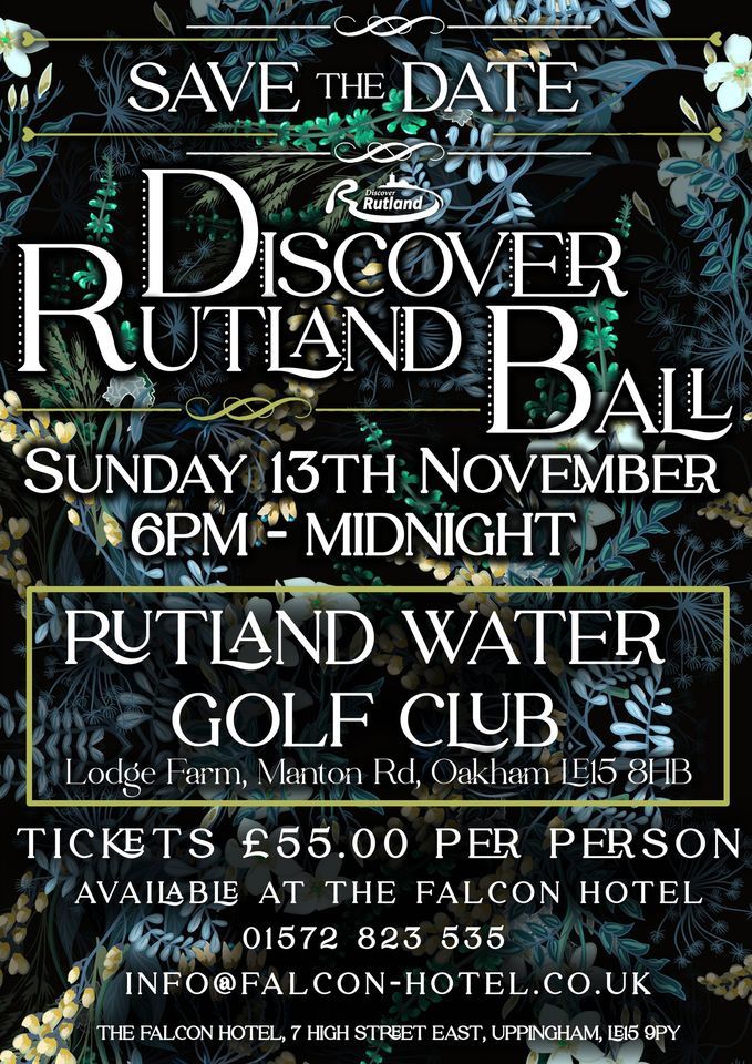 Discover Rutland Ball, Rutland Water Golf Club, Kettering, 13 November 2022
