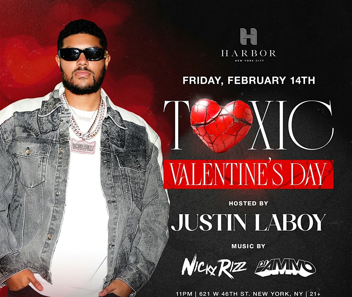 HARBOR NYC VALENTINES DAY PARTY WITH JUSTIN LABOY 2025, Harbor NYC ...