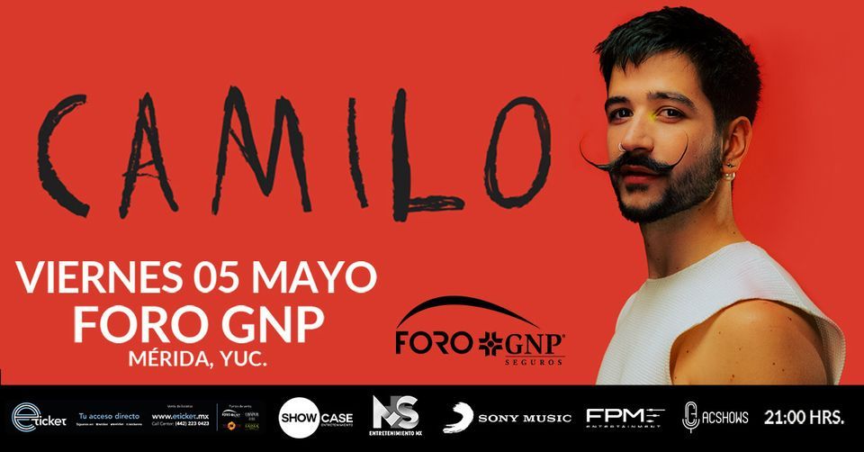 CAMILO, Foro GNP Seguros, Mérida, 5 May 2023