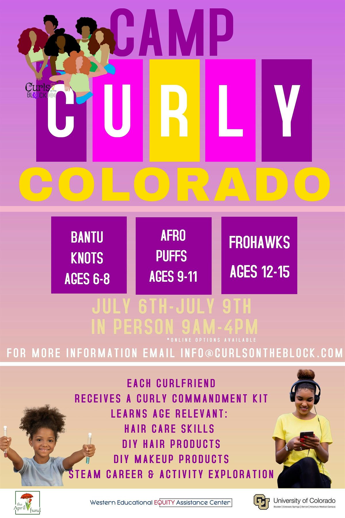 Camp Curly Colorado 2025, Lowry Conference Center, Denver, 7 July to 11 ...