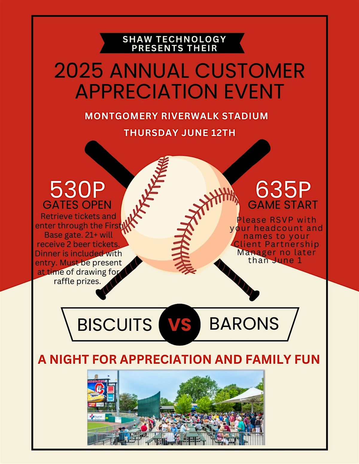 2025 Shaw Technology Customer Appreciation, Montgomery Riverwalk ...