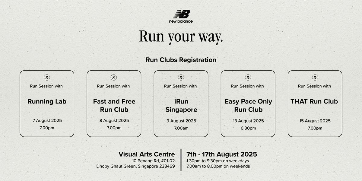 New Balance x Easy Pace Only Run Club: Run Your Way Edition, Exhibition ...