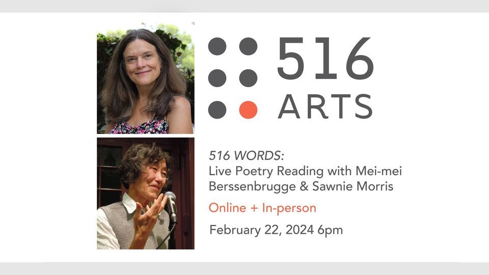 516 WORDS: Live Poetry Reading with Mei-mei Berssenbrugge, Sawnie Morris, 516 ARTS, Albuquerque ...