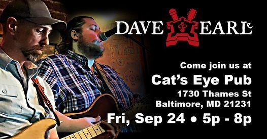 Dave & Earle at Cats Eye Pub, Cat's Eye Pub, Baltimore, 24 September 2021
