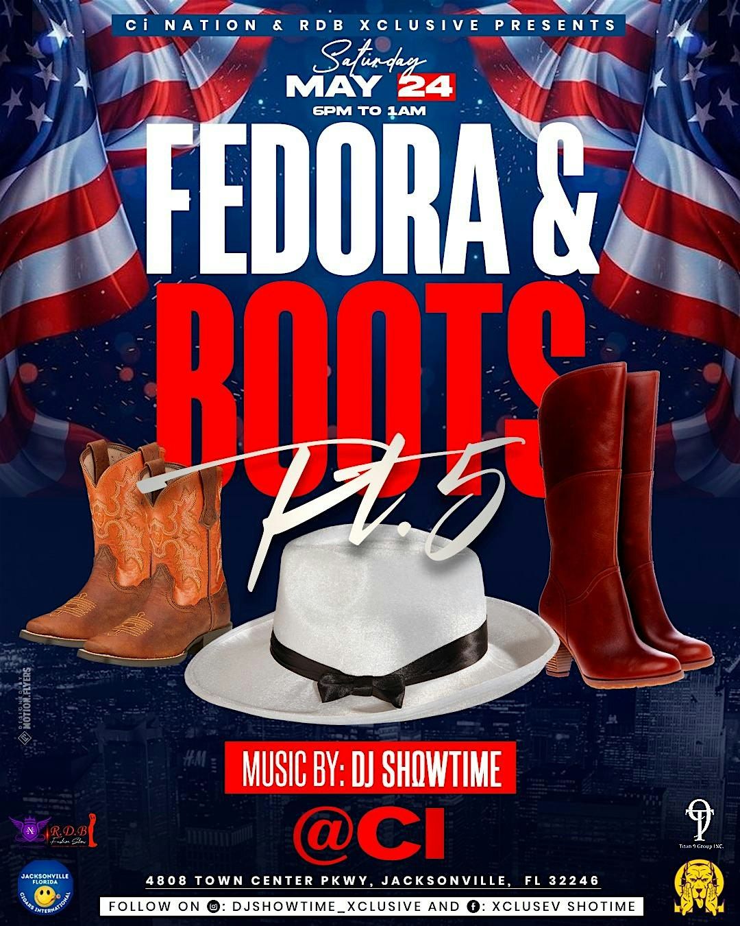 FEDORA AND BOOTS INTERNATIONAL, 1413 K St NW, Washington, 25 May 2025