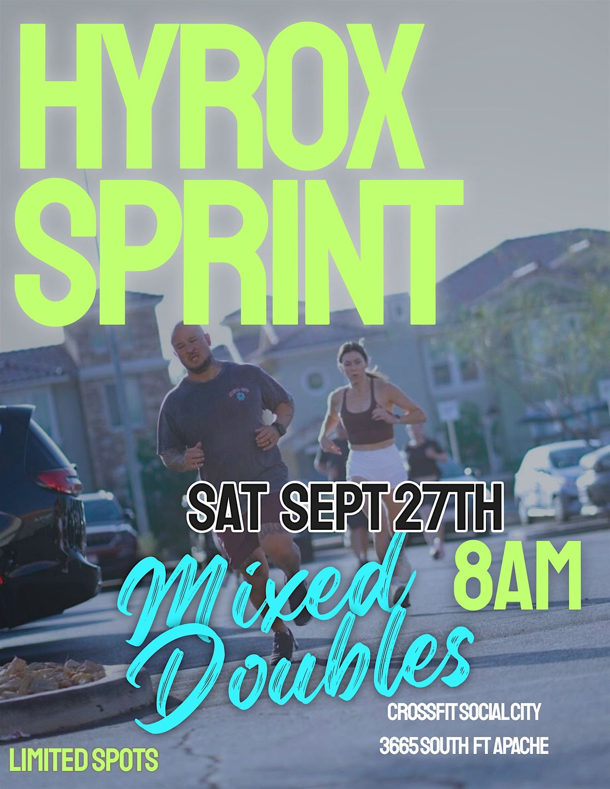 HYROX SPRINT: Mixed Doubles, CrossFit Social City, Las Vegas, 27 ...