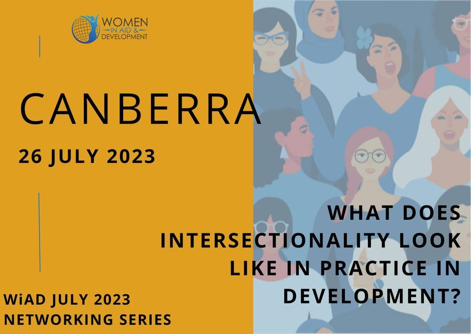 Canberra Event July 2023: Intersectionality in Practice, Australian ...