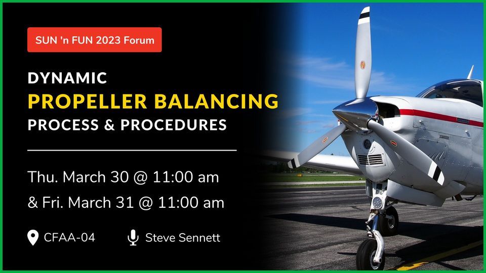 Dynamic Propeller Balancing Process & Procedures - SUN n FUN Forum ...
