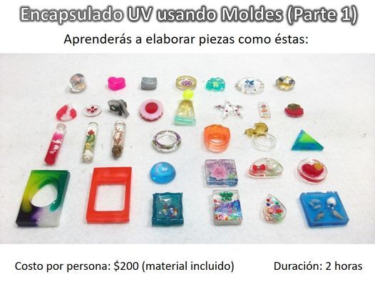 Taller Encapsulado UV con Moldes ( Parte 1 ), Plaza de las Manualidades ...