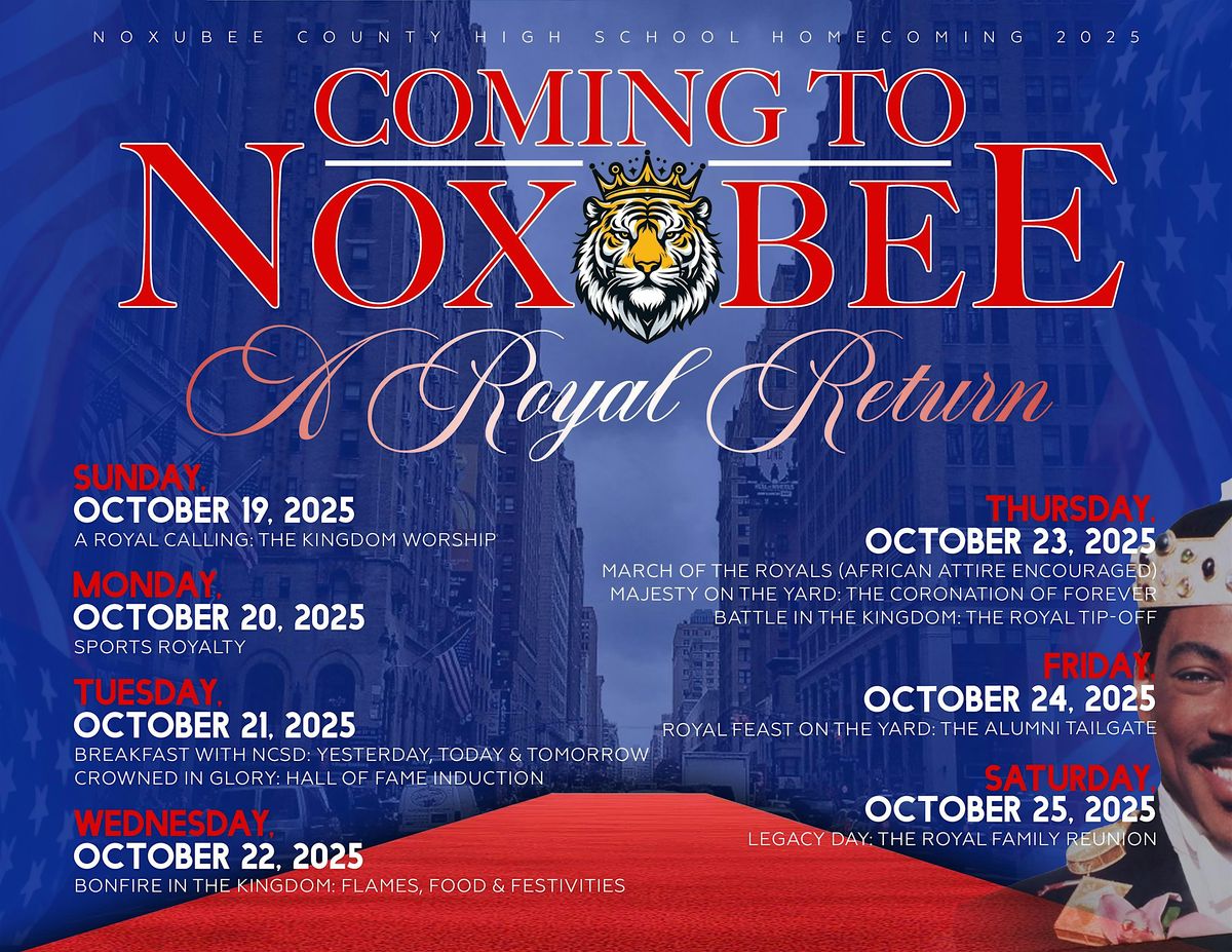 Noxubee County Homecoming 2025: A Royal Return, Noxubee County High ...