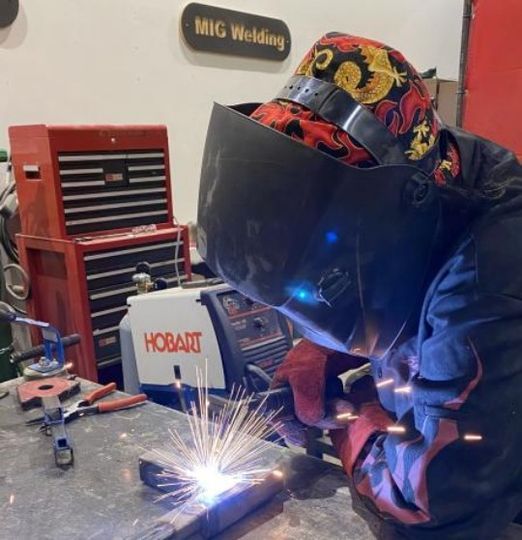 Intro to MIG Welding, Hacker Lab, Sacramento, 24 May 2021