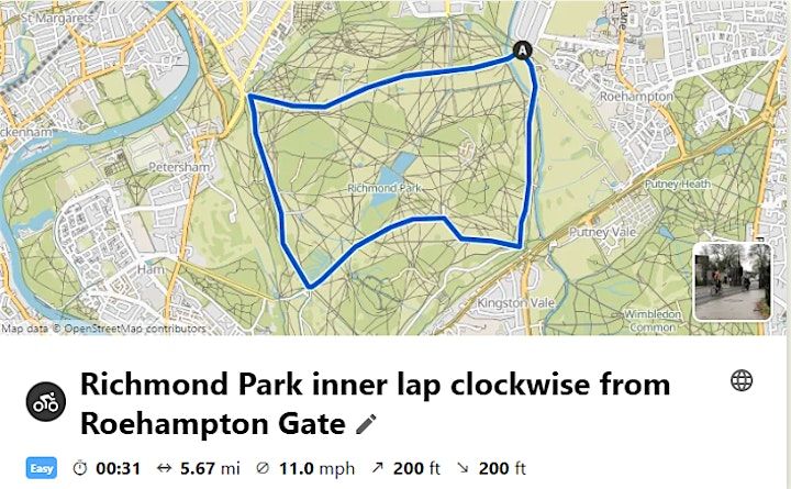 Richmond Park Laps with Casey & Peri, Roehampton Gate, London, 1 June 2024