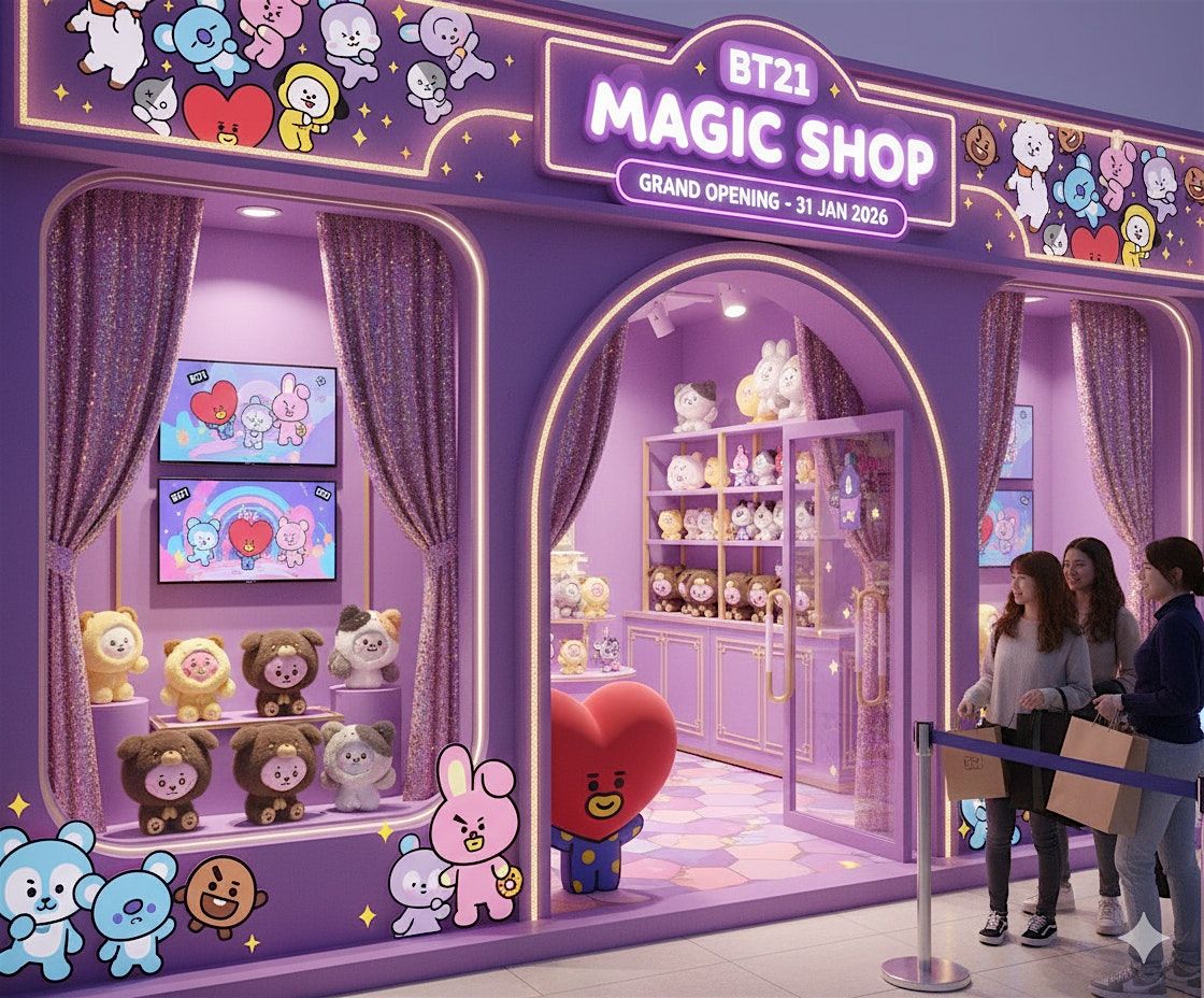 BT21 Magic Shop, De Aan-Zicht Lifestyle Estate, Cape Town, 31 January 2026