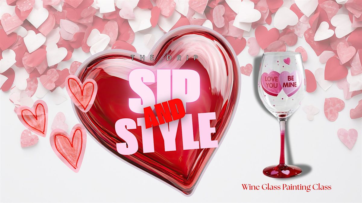 Sip & Style Glass Painting Class, The Drip Paint & Sip Studio ...