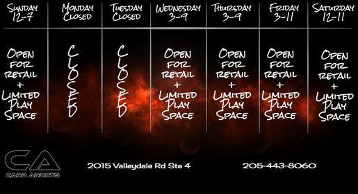 MTG Modern Format Tournament, Card Addicts, Birmingham, 19 May 2021