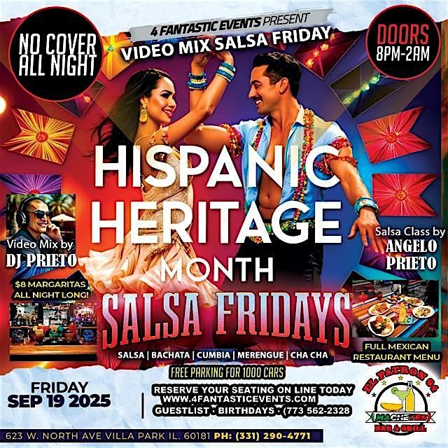 Hispanic Heritage Month Salsa Friday @ El Patron 64, El Patron 64 ...
