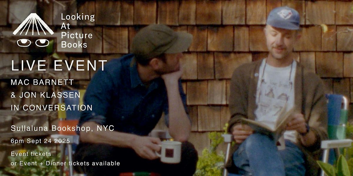 MAC BARNETT & JON KLASSEN in conversation, Sullaluna bookstore ...
