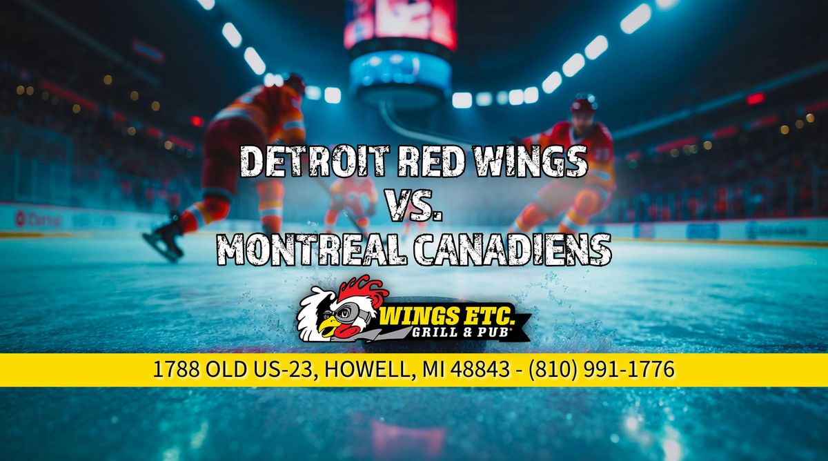 Detroit Red Wings Watch Party - Season Opener, Wings Etc., Howell, 9 ...