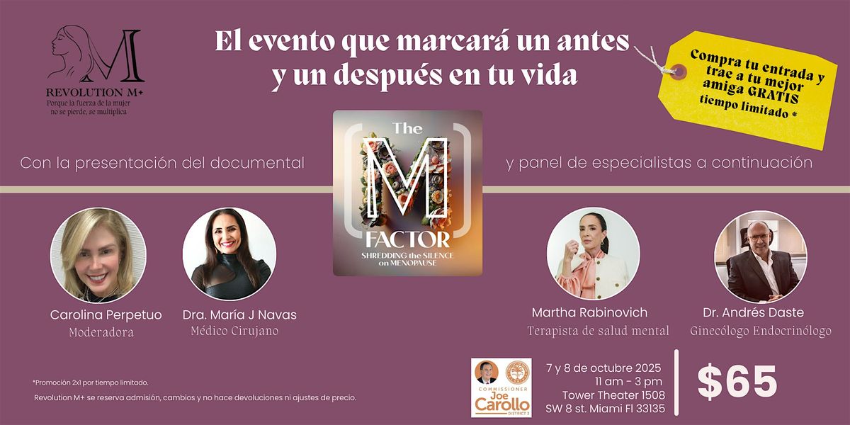 Revolution M+: Salud y Bienestar de la Mujer en Todas Sus Etapas, Tower ...
