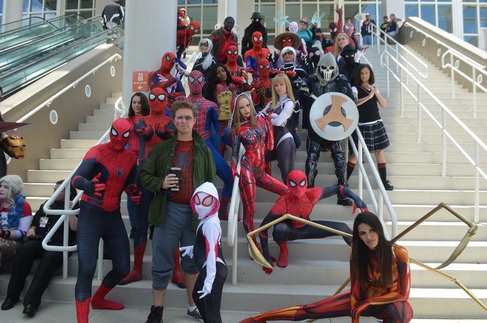 Spiderverse group photoshoot @ Megacon 2022, Megacon Orlando, 21 May 2022