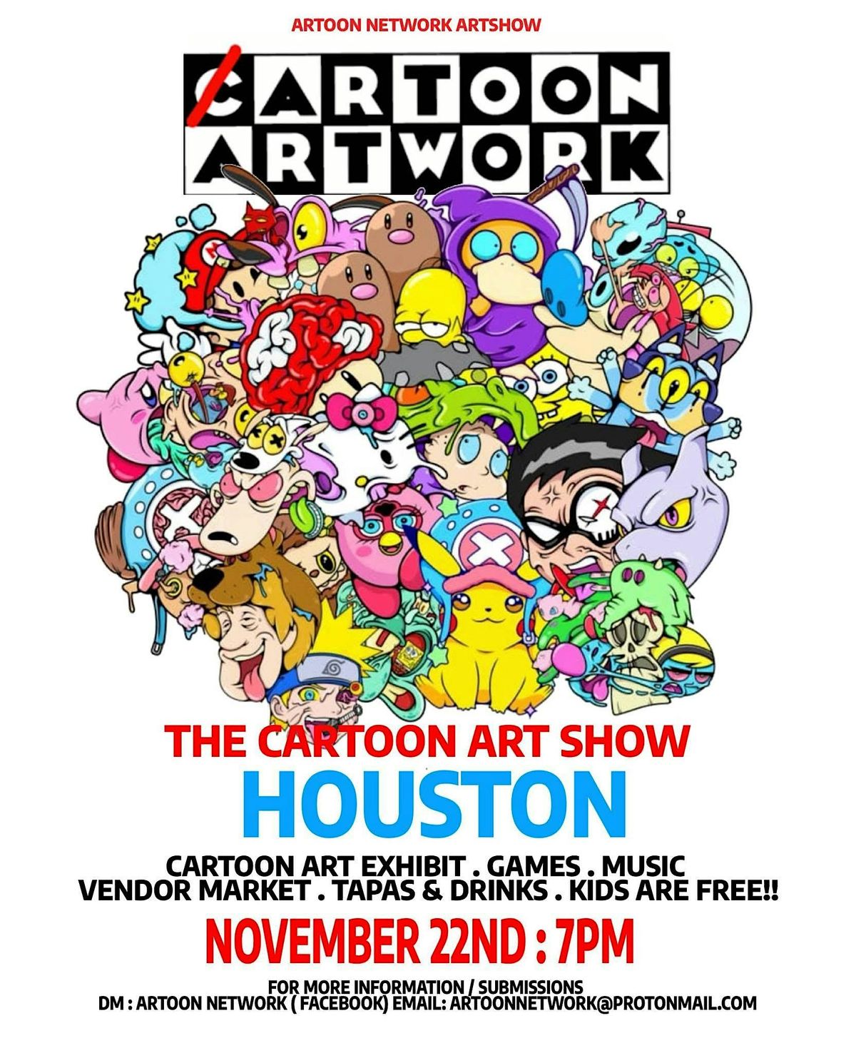 ARTOON NETWORK: The Cartoon Art Show : HOUSTON, 22 November 2025
