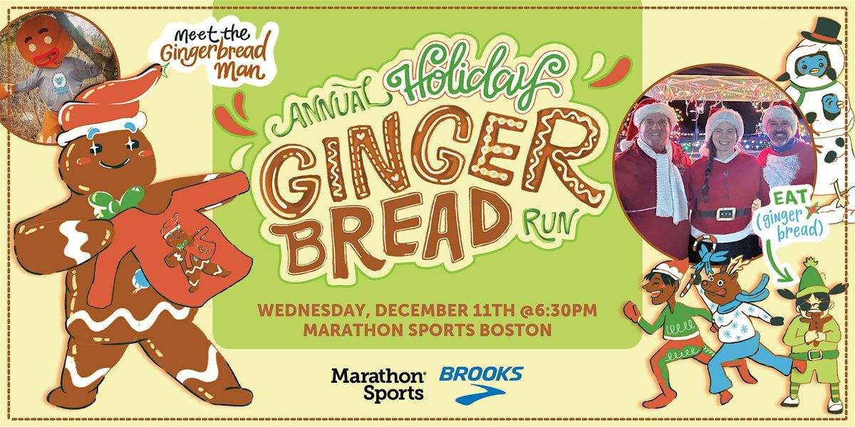 Marathon Sports Gingerbread Run 2024, Marathon Sports, Boston, 11 ...