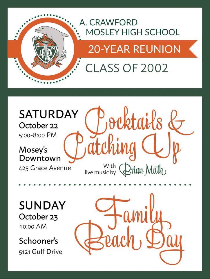 A. Crawford Mosley High School Class of 2002 Reunion, Mosey's Downtown ...