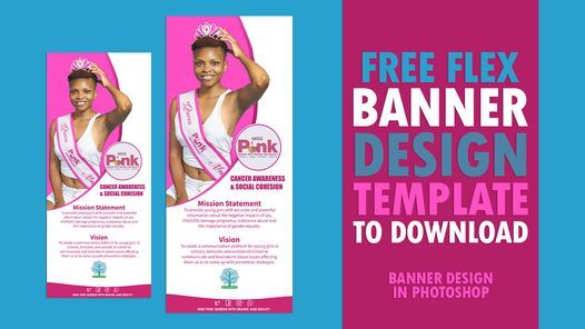 Banner Design in Photoshop, Free Flex Banner Design Template to ...