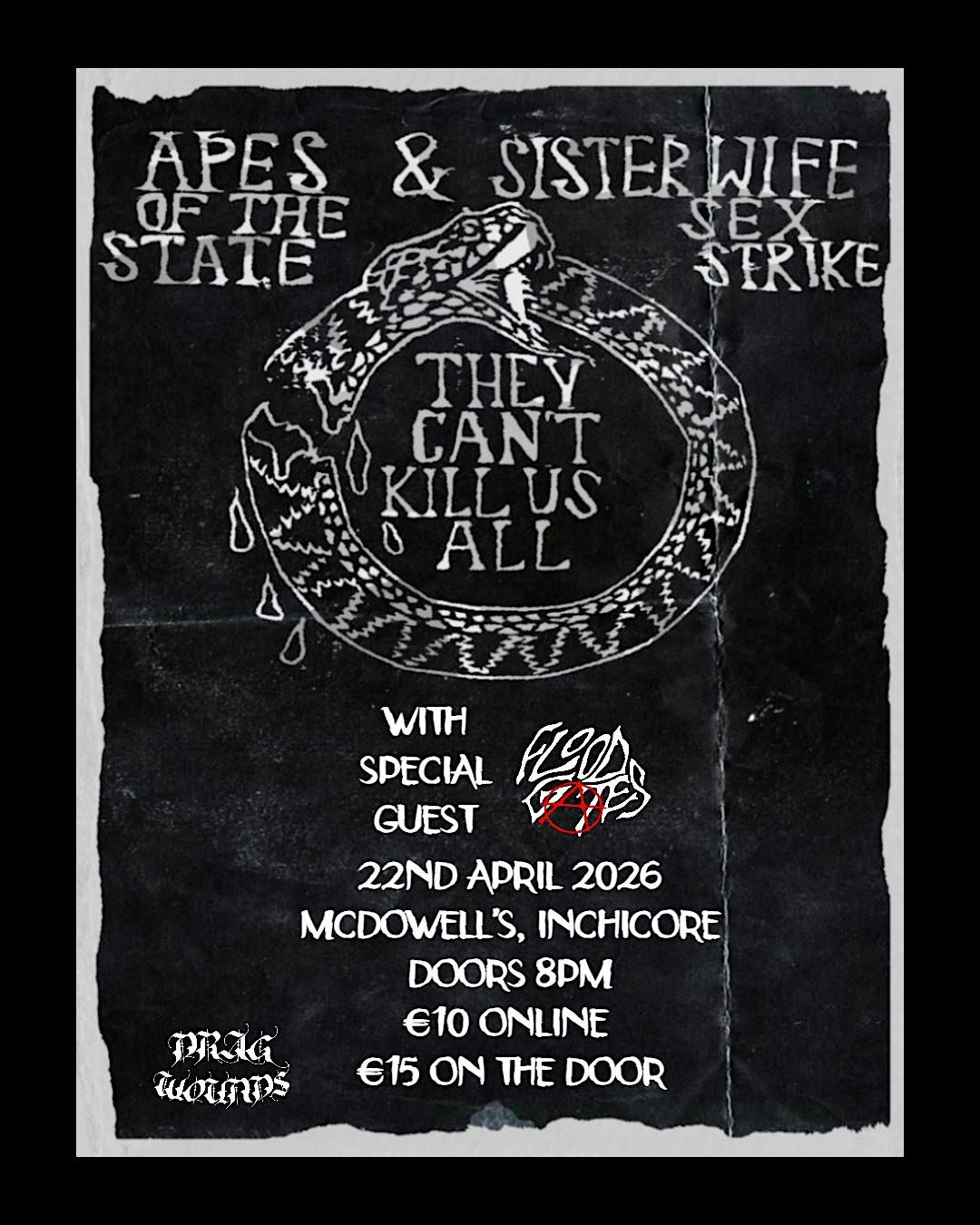 Apes of the State & Sister Wife Sex Strike - Dublin, McDowells Pub ...