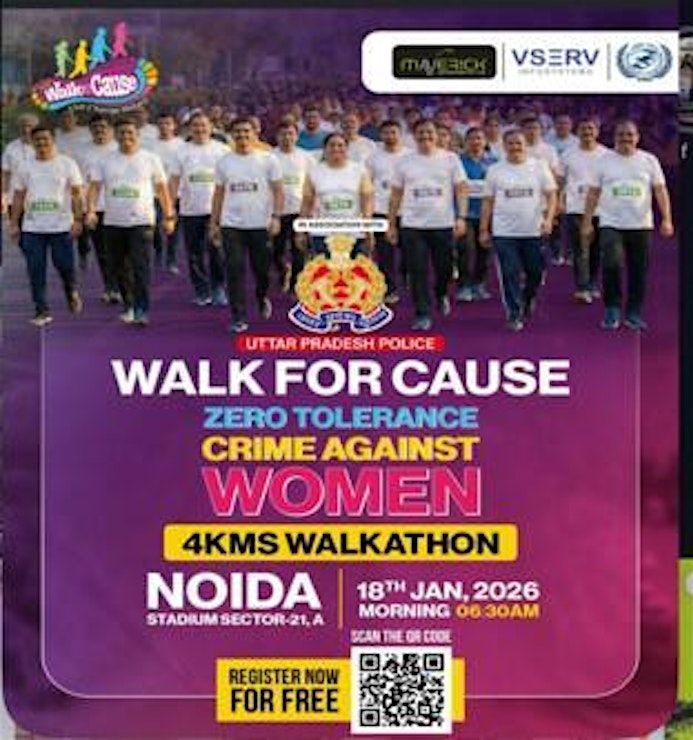 Walk A Cause, Noida Cricket Stadium, 18 January 2026