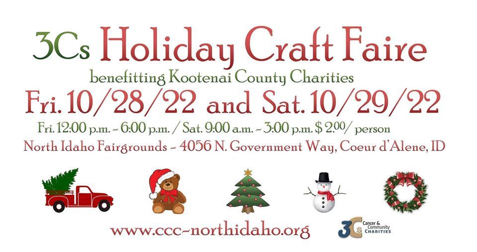 3Cs Annual Holiday Craft Fair, Kootenai County Fairgrounds, Rathdrum ...