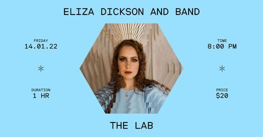 Eliza Dickson and Band (Cancelled), The Lab, Adelaide, 14 January 2022