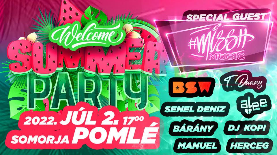 Welcome Summer Party 2022, Pomlé Park, Trnava, 2 July 2022