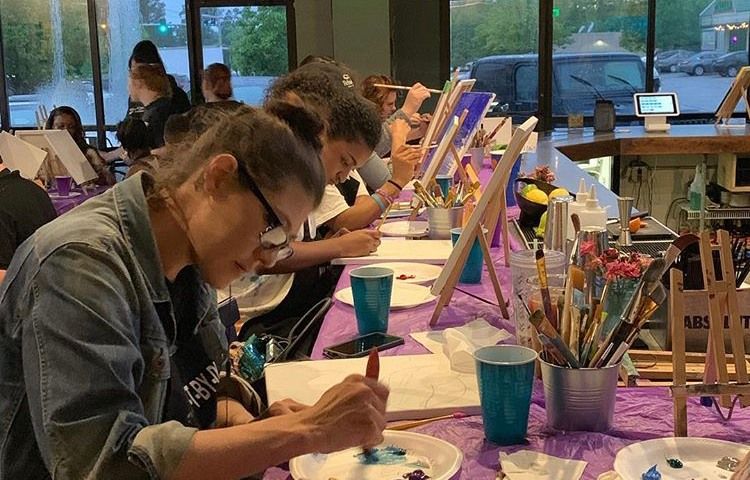 SIX TWELVE SIP-N-PAINT, Six Twelve Coffeehouse & Bar, Fayetteville, 7 ...