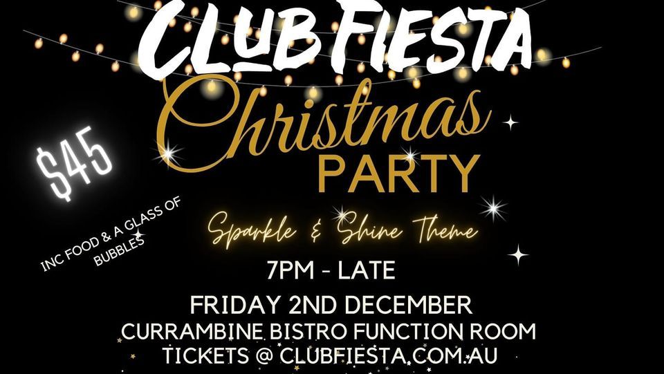 Club Fiesta Christmas Party, Currambine Bar & Bistro, Perth, 2 December ...