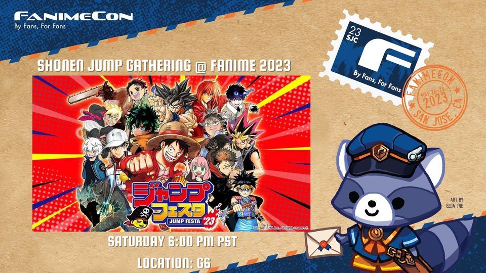 Shonen Jump Gathering - Fanime 2023, San Jose McEnery Convention Center ...