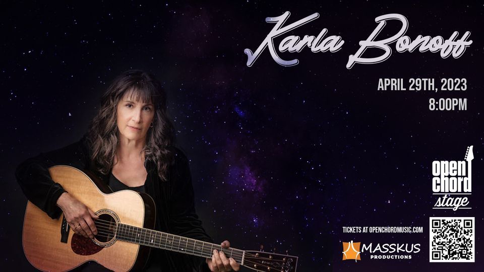 Karla Bonoff, Open Chord Stage (Knoxville, TN), 29 April 2023