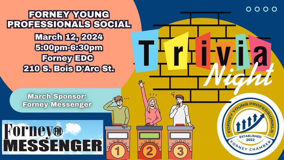 Forney Young Professionals Social-March 2024, Forney Economic ...