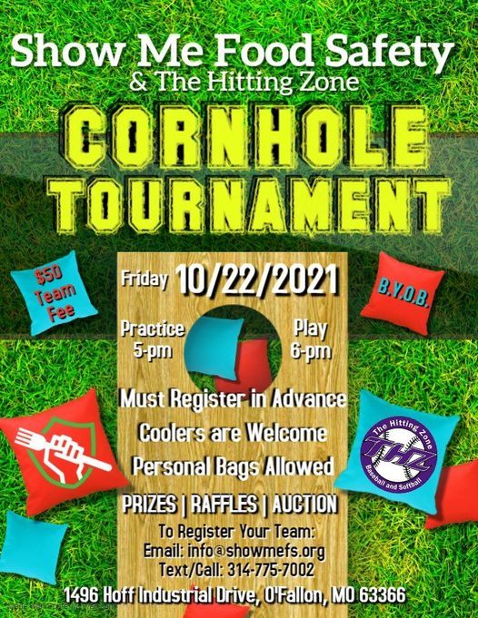 2021 Cornhole Tournament - Show Me Food Safety, The Hitting Zone ...