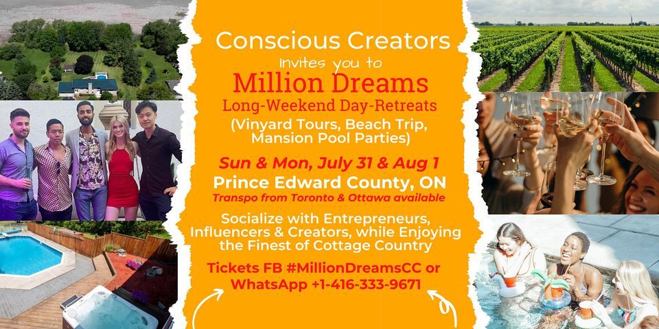 "Million Dreams" Mansion Pool Party - Toronto to Prince Edward County ...