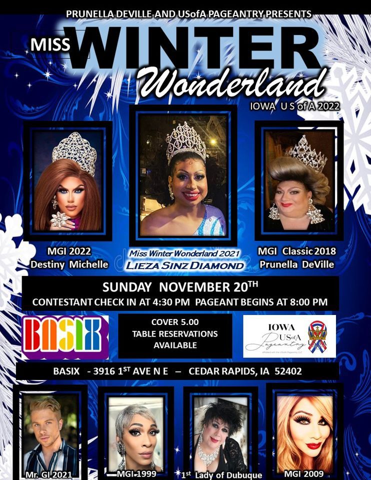 Miss Winter Wonderland Iowa USofA 2022, Basix, Cedar Rapids, 20 ...