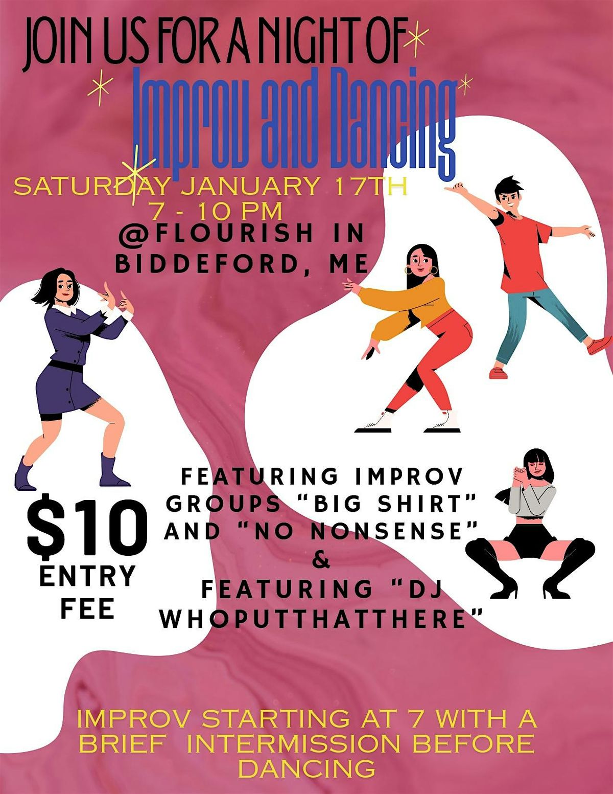 Improv Comedy and Dancing at Flourish!, Flourish-Arts as Sacred Healing ...