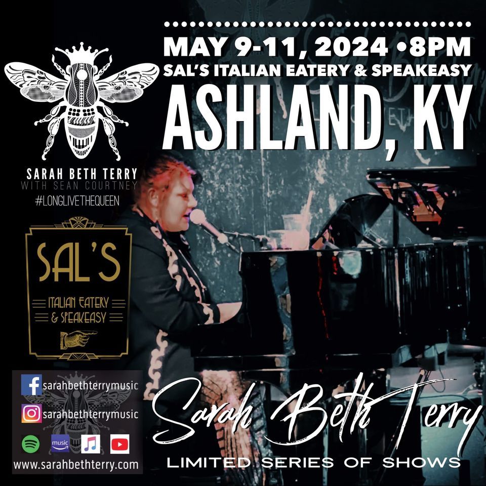Sarah Beth Terry (LIMITED SERIES) May 9-11 at Sals Italian Eatery ...