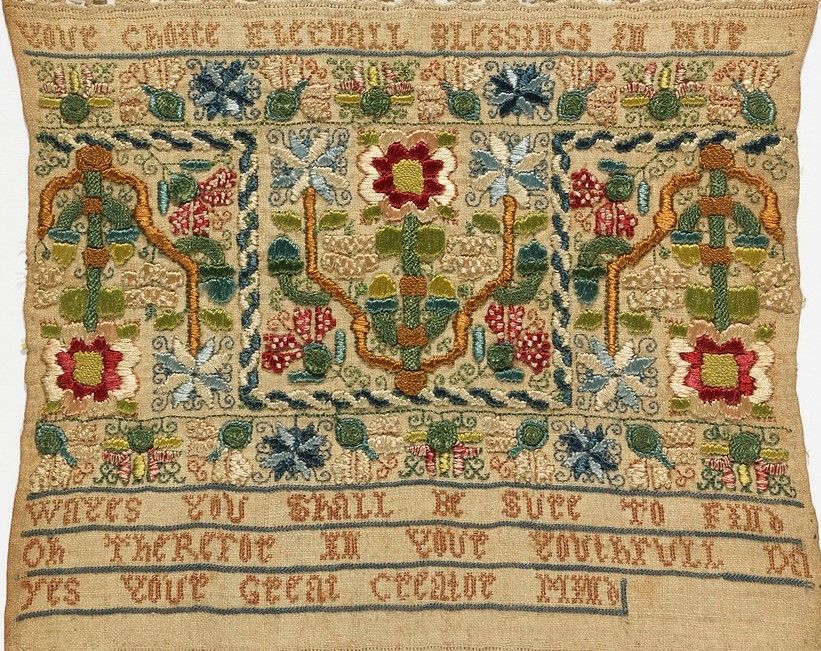 Illustrated Talk: Quaker Schoolgirl Stitching in Seventeenth-Century ...