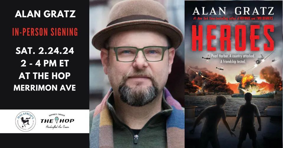 Off-Site | Book Signing with Alan Gratz at The Hop Ice Cream - North ...