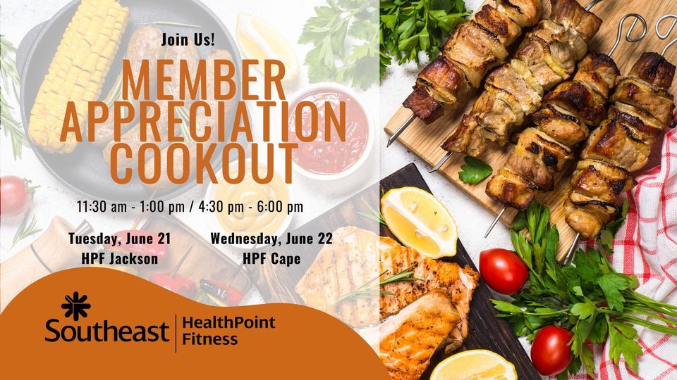 Member Appreciation Cookout!, HealthPoint, Cape Girardeau, 21 June 2022